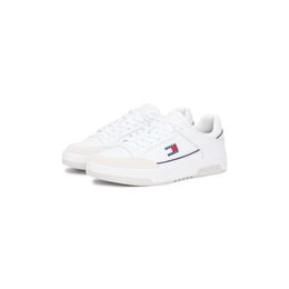Tommy Jeans Herren Sneaker &raquo;TJM CUPSOLE LEATHER&laquo; , Freizeitschuh, Halbschuh, Schn&uuml;rschuh mit seitlicher Logoflagge 44