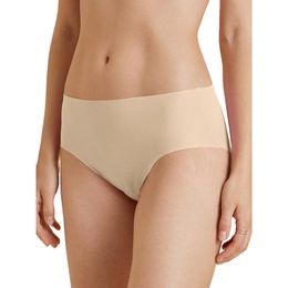 Calida Damen Calida Midislip &raquo;Modern Fit&laquo; seidig weich, atmungsaktiv, Interlock-Qualit&auml;t, cleaner Look beige XXS (32/34)