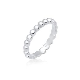 Elli Damen Fingerring &raquo;Stacking Ring K&uuml;gelchen 925 Silber&laquo; silber