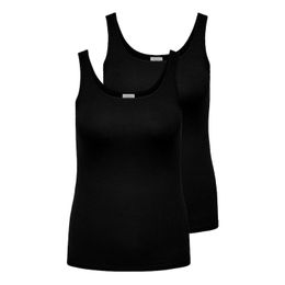 Only Carmakoma Damen Only CARMAKOMA Tanktop &raquo;CARTIME TANK TOP 2 PACK&laquo; Packung, 2 Stk. S (42/44)