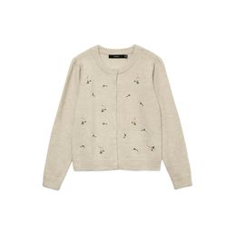 V&eacute;ro Moda Vero Moda Knit Cardigan 'VMFiorella' female Beige size XS