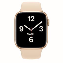 Apple Watch Series 10 (2024) GPS + Cellular 42 mm - Aluminium Gold - Sportarmband Polarstern