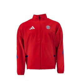 adidas Performance Sportjacke 'FC Bayern M&uuml;nchen Z.N.E. Anthem' Herren Gr&ouml;&szlig;e L blau / grau / rot