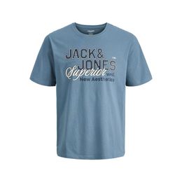Jack & Jones PlusSize Jack & Jones Plussize Herren Jack & Jones PlusSize Rundhalsshirt &raquo;JJELOGO TEE SS O-NECK 2 COL SS26 SN PLS&laquo; mit auff&auml;lligem Print 3XL
