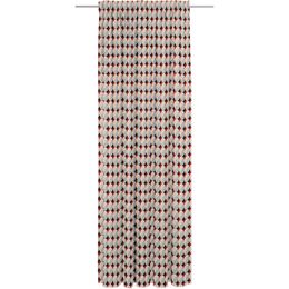 Adam Vorhang &raquo;Circles&laquo; Multifunktionsband 1 Stk. tlg. aus 100% Bio-Baumwolle orange Jacquard, Baumwolle