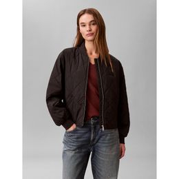 Calvin Klein Jeans Damen Steppjacke ohne Kapuze Regular fit mit Rundhalsausschnitt XS (36)