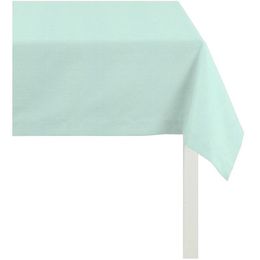 Apelt Tischdecke &raquo;4362 Rips - UNI&laquo; Wasser- und Schmutzabweisend blau Baumwolle, Polyester
