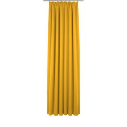 WIRTH Vorhang &raquo;Umea&laquo; Smokband 1 Stk. tlg. gold Jacquard, Polyester