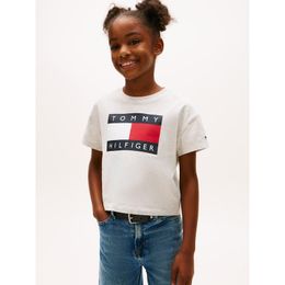 Tommy Hilfiger M&auml;dchen T-Shirt Kinder bis 16 Jahre, mit Rundhalsausschnitt 5 (110)