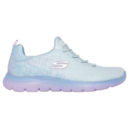 Skechers Damen Slip-On Sneaker &raquo;SUMMITS&laquo; , Trainingsschuh, Sneaker, Slipper, Halbschuh mit Bungee-Verschluss bunt 40