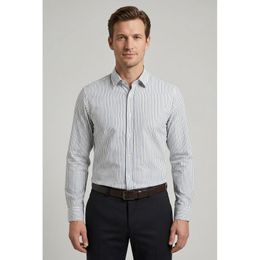OLYMP Herren OLYMP Langarmhemd Freizeithemd, regular fit, Kentkragen L, N-Gr