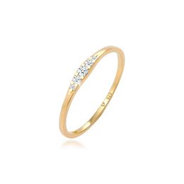 Elli DIAMONDS Damen Elli DIAMONDS Verlobungsring &raquo;Verlobungsring Diamant (0.09 ct) 925 Silber&laquo; gold