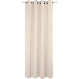 WIRTH Vorhang &raquo;Umea&laquo; &Ouml;sen 1 Stk. tlg. beige Jacquard, Polyester