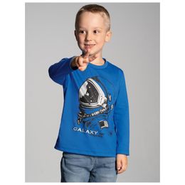 TRIGEMA Jungen Longsleeve &raquo;TRIGEMA Langarmshirt mit gro&szlig;em Astronauten-Print&laquo; 1 Stk. 140