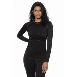 Mey Damen Langarmshirt &raquo;Prfrmnc+&laquo; Rundhalsausschnitt, schnelltrocknend schwarz L