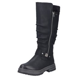 Rieker Damen Winterstiefel mit slouchy Schaft und wasserabweisender RiekerTEX-Membran 37, XL-Schaft