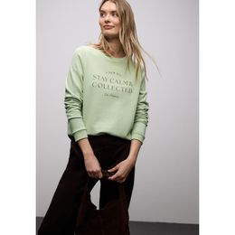 Street One Damen Street One Sweatshirt, mit Schriftzug 42