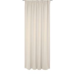 WIRTH Vorhang &raquo;Umea&laquo; Smokband 1 Stk. tlg. beige Jacquard, Polyester