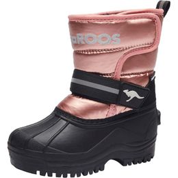 Kangaroos Jungen Kangaroos Winterstiefel &raquo;K-Shell II Metallic&laquo; Snowboots, Winterboots, Winterschuhe, gef&uuml;ttert und reflektierend rosa 32