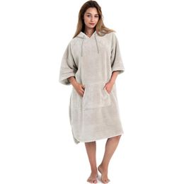 my home Badeponcho &raquo;Lillou, Surfponcho ideal f&uuml;r Sauna, Spa & im Urlaub&laquo; 1 Stk. weich und kuschelig, pl&uuml;sch, Fleece, Unisex, f&uuml;r Damen und Herren 