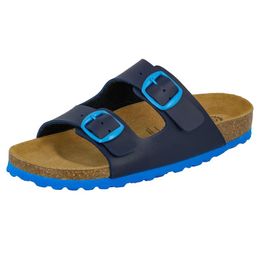 Lico Jungen Hausschuh &raquo;Pantolette Bioline Kids&laquo; blau 31