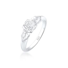 Elli Damen Fingerring &raquo;Rosenbl&uuml;te Blume Vintage Look Trend 925 Silber&laquo;