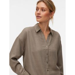 V&eacute;ro Moda Vero Moda Damen Langarmbluse &raquo;VMMELANEY QUEENY LS SHIRT WVN NOOS&laquo; Kunstfaser, loose fit M
