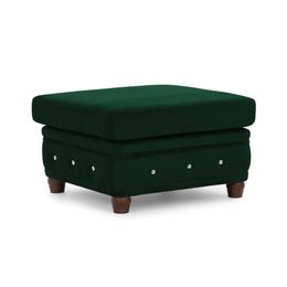 S-STYLE Chesterfield Hocker Cleo Blink gr&uuml;n Ma&szlig;e (cm): B: 75 H: 45 &raquo; H&ouml;ffner