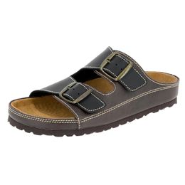 Lico Herren Pantolette &raquo;Pantolette Natural Man&laquo; braun 45