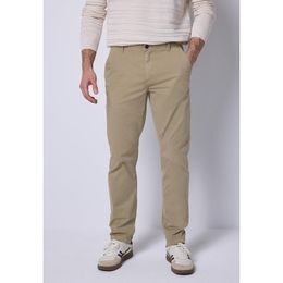 Street One Men Herren Street One MEN Chinohose aus Baumwolle mit Stretchanteil braun 33, L&auml;nge 32