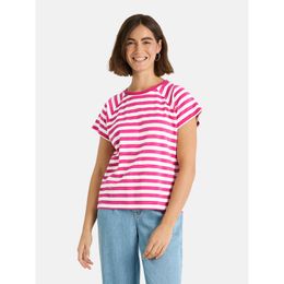 LIEBLINGSST&Uuml;CK Lieblingsst&uuml;ck Damen T-Shirt &raquo;TaraEP&laquo; aus reiner Baumwolle, im Streifendesign M