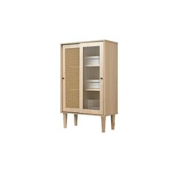 H&ouml;ffner Highboard holzfarben Ma&szlig;e (cm): B: 60 H: 100 &raquo; H&ouml;ffner