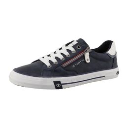 Tom Tailor Herren Tom Tailor Sneaker Freizeitschuh, Halbschuh, Schn&uuml;rschuh mit Au&szlig;en-Rei&szlig;verschluss 42