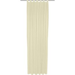 WIRTH Vorhang &raquo;Westport&laquo; Schlaufen 1 Stk. tlg. beige Jacquard, Polyester