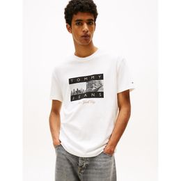 Tommy Jeans Herren T-Shirt &raquo;TJM PHOTO FLAG&laquo; Jersey, mit Fotoprint, regular fit, Rundhals 3XL