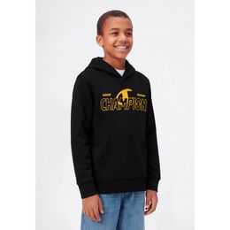 Champion Jungen Kapuzensweatshirt &raquo;Graphic Terry Hoodie&laquo;, 1 tlg. f&uuml;r Kinder, sportlicher Stil, mit Kapuze, bequemer Schnitt S (128/134)