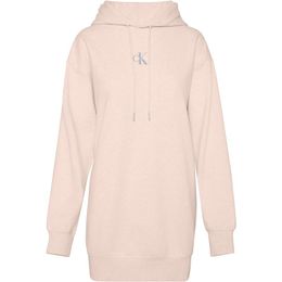 Calvin Klein Jeans Damen Sweatkleid &raquo;LS MONOLOGO PREMIUM TERRY HOODIE&laquo; Ohne Tasche Mit Rundhalsausschnitt, loose fit XXL (46), N-Gr