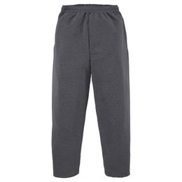 Fruit of the Loom Herren Fruit of the Loom Sweathose Open Leg Jogginghose grau S (44/46), N-Gr