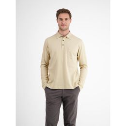 Lerros Herren Lerros Langarm-Poloshirt &raquo;Lerros Herren-Langarmpolo in Waffeloptik&laquo; 3XL