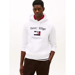 Tommy Hilfiger Damen Hoodie &raquo;TOMMY EMBRO FLAG&laquo;, normale Passform, Stickerei XL