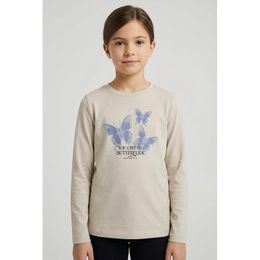 name it M&auml;dchen Langarmshirt &raquo;NKFVIX 2P LS TOP&laquo; Packung, 2 tlg. 158/164