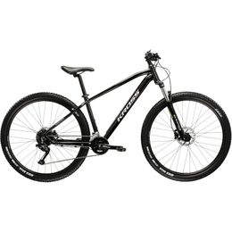 Mountainbike &raquo;Hardtail Hexagon 5.0&laquo; 18 Gang Shimano CUES U3020 Schaltwerk Kettenschaltung schwarz Mountainbike