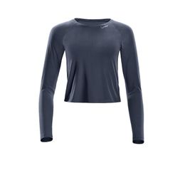 WINSHAPE Damen Langarmshirt &raquo;AET119LS&laquo; Cropped Functional Light and Soft grau XXL