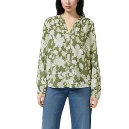 s.Oliver Damen s.Oliver Langarmbluse mit All-Over Print 42