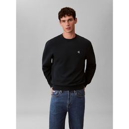 Calvin Klein Jeans Herren Sweatshirt, Regular fit mit Rundhalsausschnitt S