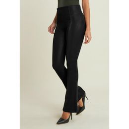Freddy Damen Schlaghose &raquo;WRUP HiGH WAIST Superskinny Miniflare&laquo; hohe Leibh&ouml;he, gl&auml;nzende Optik XS (34), N-Gr