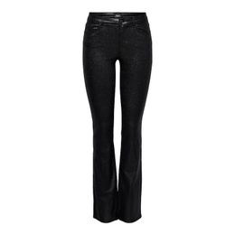Only Damen Only Bootcuthose &raquo;ONLCLARE MW FLARED GLITTER PANT PNT&laquo; L (40), L&auml;nge 32