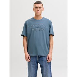 Jack & Jones Jack & Jones Herren Rundhalsshirt &raquo;JJEDENVER GRAPHIC TEE SS O-NECK SN&laquo; mit Logobranding S