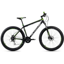 KS-Cycling KS Cycling Mountainbike &raquo;Xceed&laquo; 24 Gang Shimano Acera Schaltwerk Kettenschaltung f&uuml;r Herren, Kettenschaltung schwarz Mountainbike