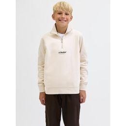 Jack & Jones Jack & Jones Junior Jungen Sweatshirt &raquo;JJESOHO SWEAT QUARTER ZIP HN NOOS JNR&laquo; 152